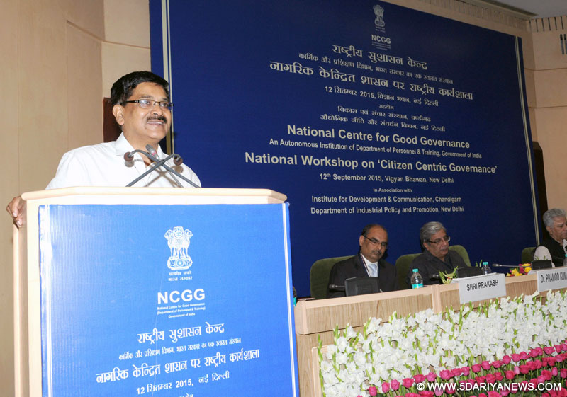 National Centre for Good Governance, DoPT organizes National Workshop ...