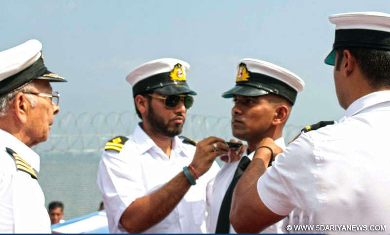 The Maritime Academy embellished 80 Cadets with Merchant Navy cap ...