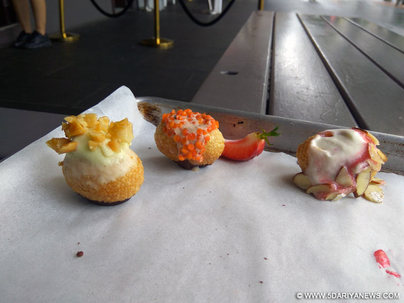Relish pani puri, samosa ice creams in New Zealand