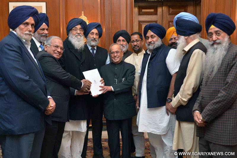 High Level Delegation Of Sad-Bjp Alliance To Submit Memo To President ...
