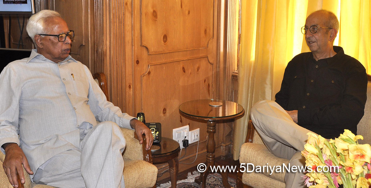 Shrine Board Member Vijay Dhar meets Governor