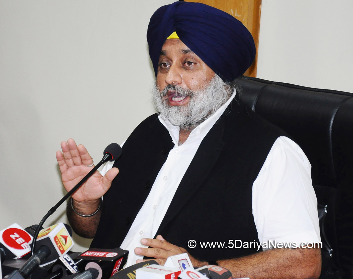 SAD president Sukhbir Singh Badal says govt running away from debate to ...