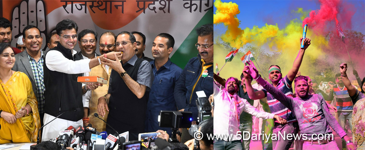 Achche Din for Congress in Rajasthan, sweeps by-elections