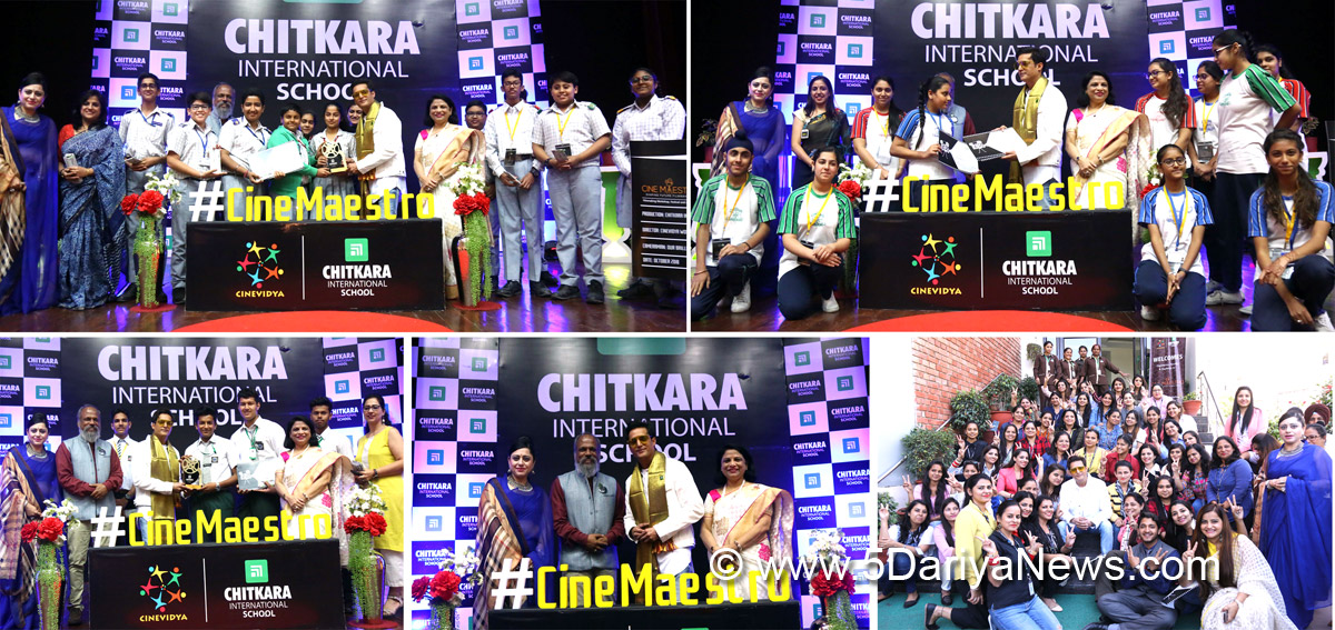 Chitkara International School organised CineMaestro, a Filmmaking ...