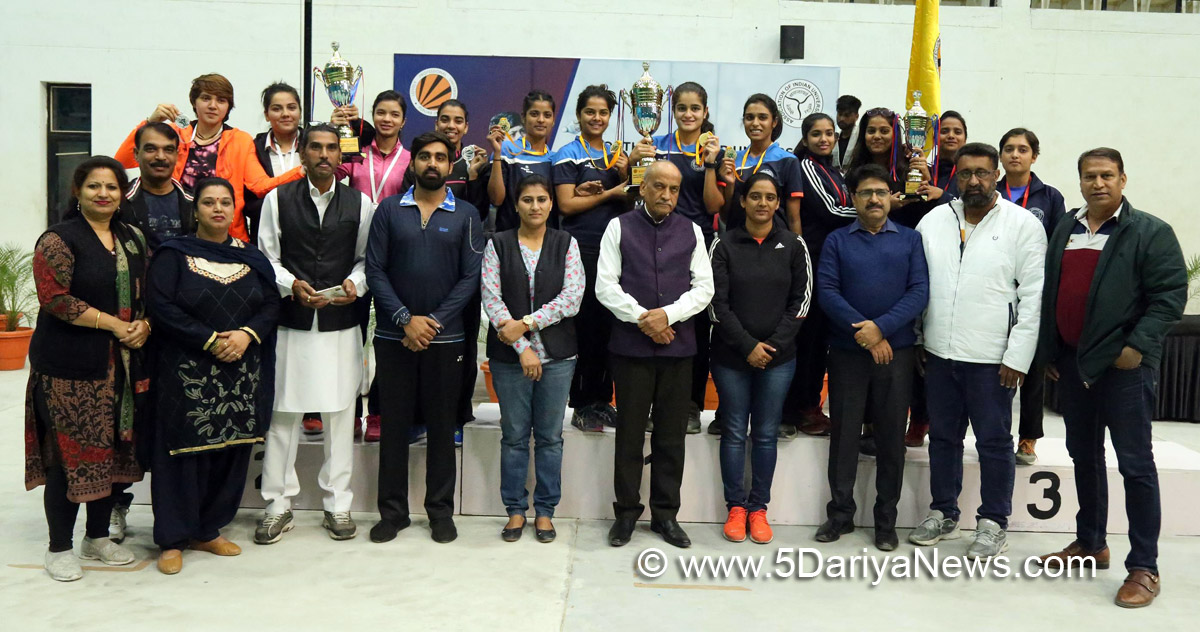 University of Delhi lifted AIU’s North Zone Inter University Badminton ...