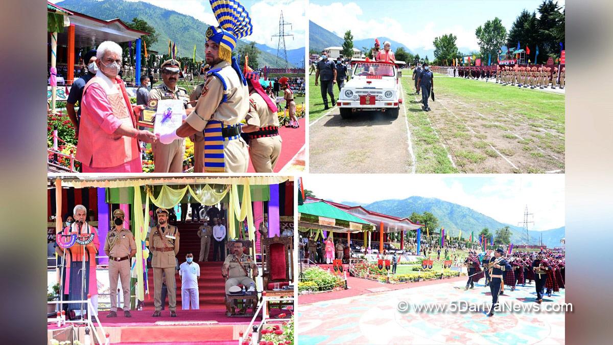 Lt Governor attends Attestation cum Passing out Parade of J&K Police ...