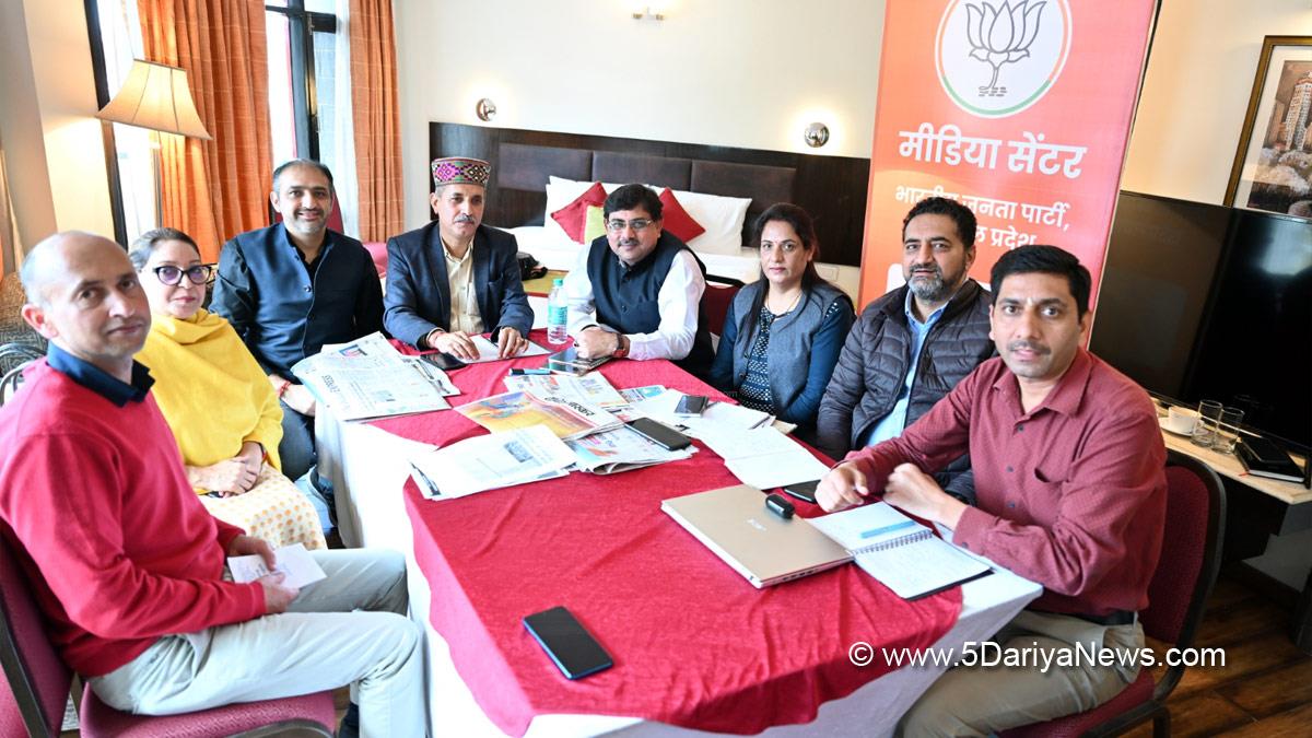 BJP National Spokesperson K K Sharma attended Media coordination team ...