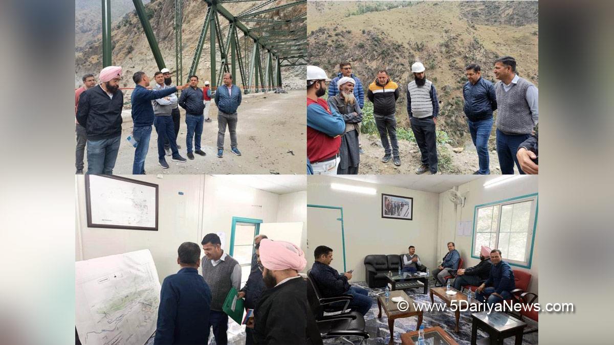 ADDC Kishtwar inspects progress Kwar HEP