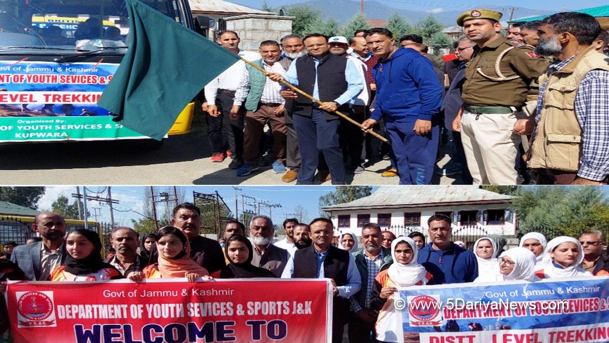 DC Kupwara Doifode Sagar Dattatray flags-off group of 60 girl students ...