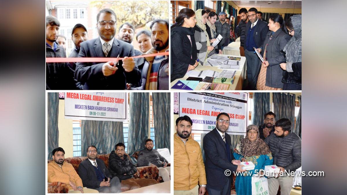 DLSA Srinagar organises Megal Legal Services Awareness Camp at Miskeen ...