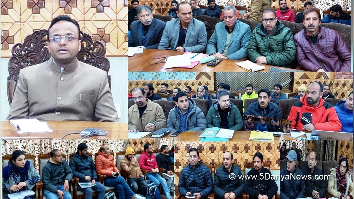 DC Kupwara Doifode Sagar Dattatray reviews functioning of Health department