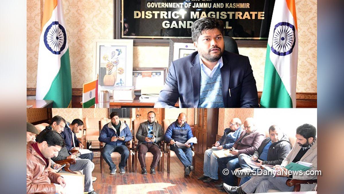 DC Ganderbal Shyambir chairs District Valuation Committee meeting