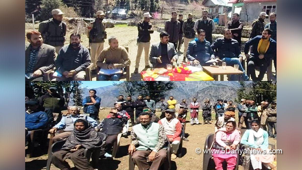 DC Kishtwar holds public grievance redressal camp at Nagseni under ...