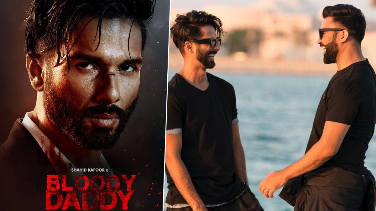 Bloody Daddy: First Look Poster Unveiled With Shahid Kapoor’s Fierceful ...