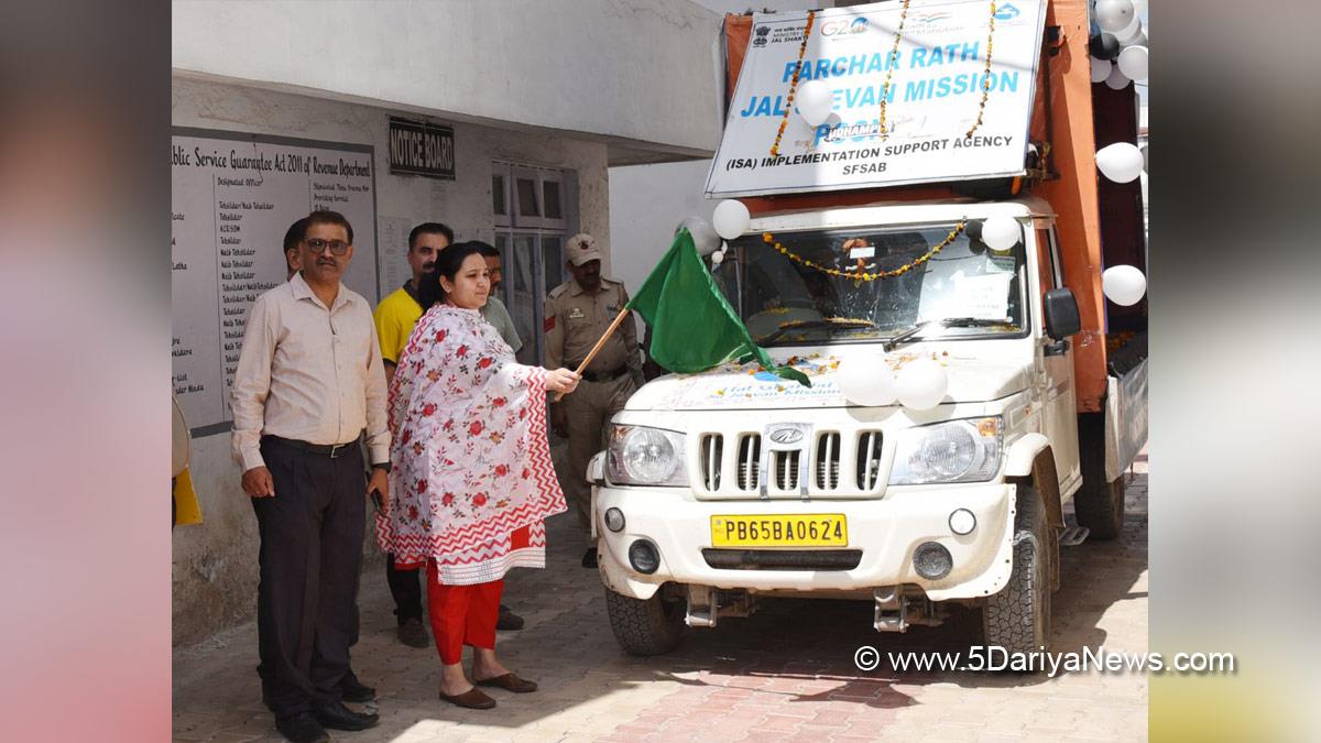 DC flags off Jal Jeevan Mission Prachar Rath at Udhampur