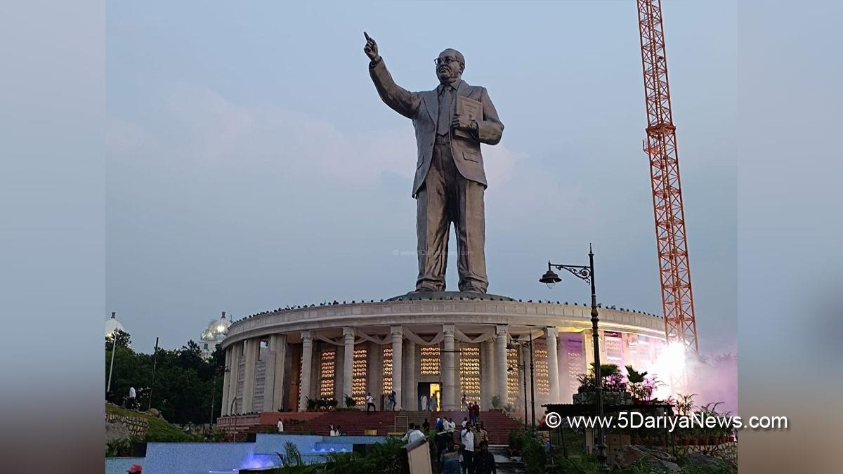 Ambedkar's 125-feet statue unveiled in Hyderabad