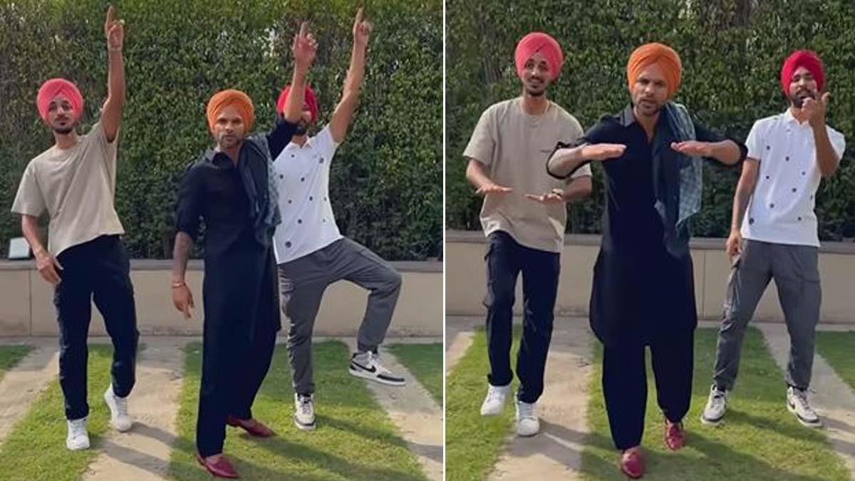 Shikhar Dhawan, Arshdeep Singh and Harpreet Brar Coordinate On Sidhu ...