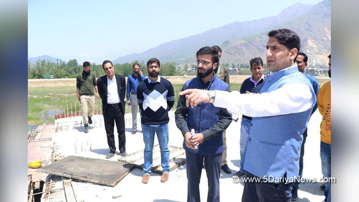 DC Srinagar Mohammad Aijaz Asad inspects progress of ongoing ...