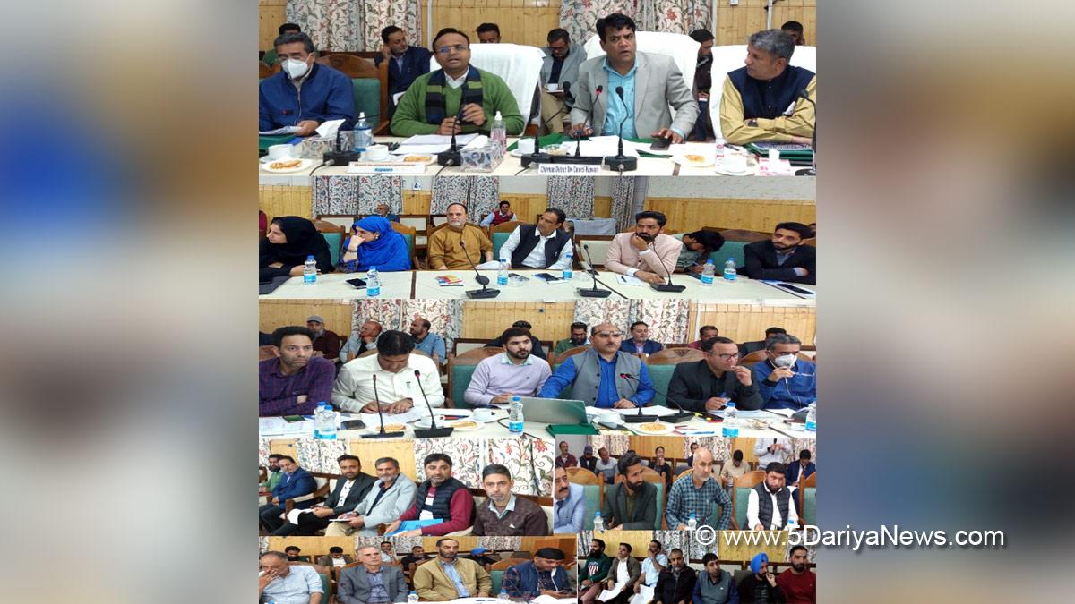 District Development Council Kupwara discusses & finalizes Annual ...
