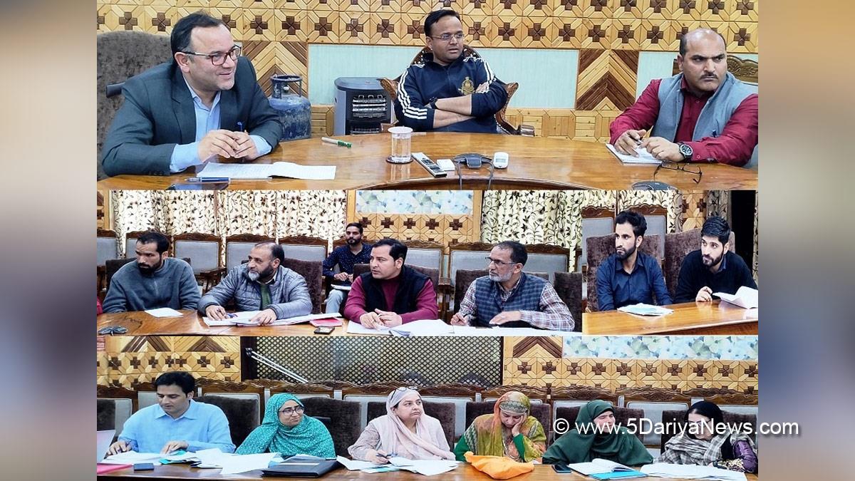 DC Kupwara Dr. Doifode Sagar Dattatray reviews functioning of Social ...