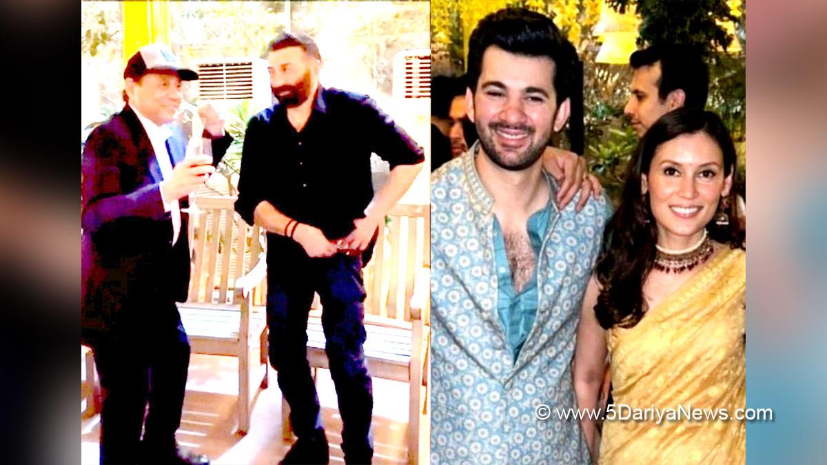 Karan Deol-Drisha Acharya Mehndi rings in wedding festivites at Deol ...
