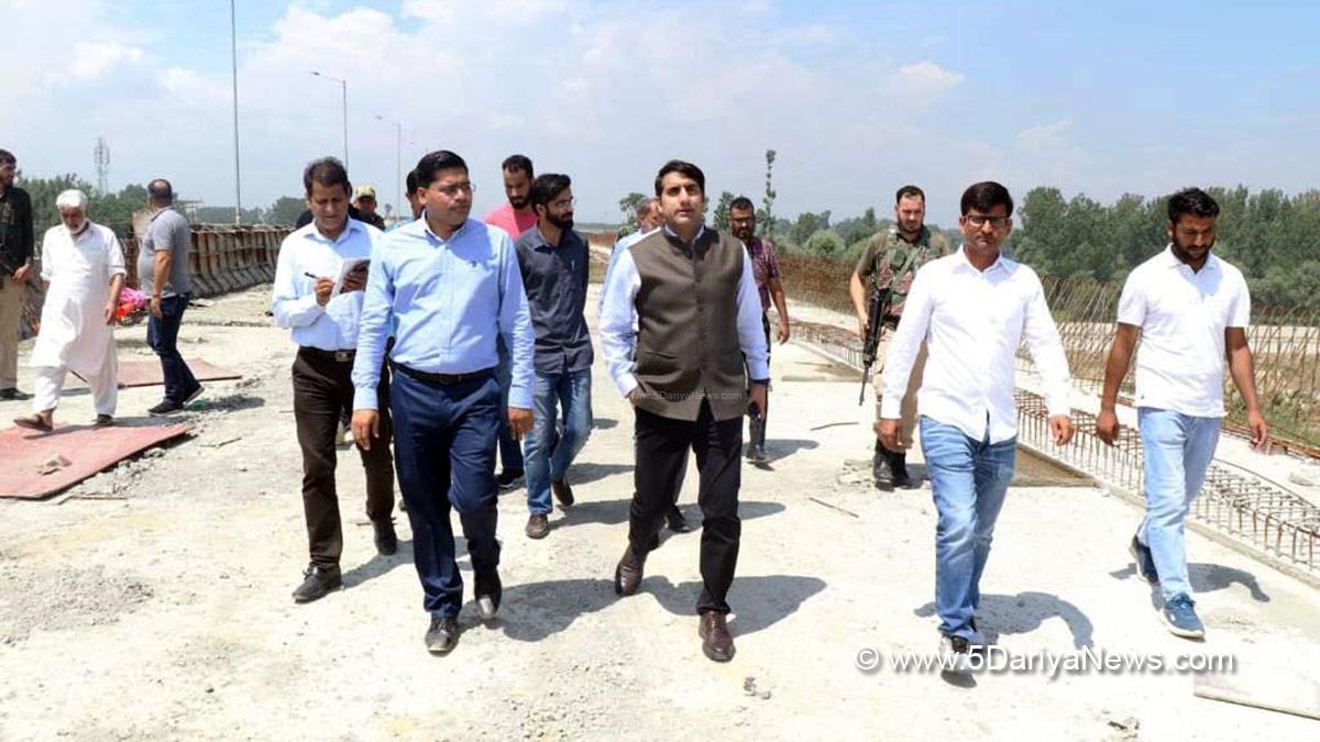 DC Srinagar inspects progress of major construction Projects: Lasjan ...