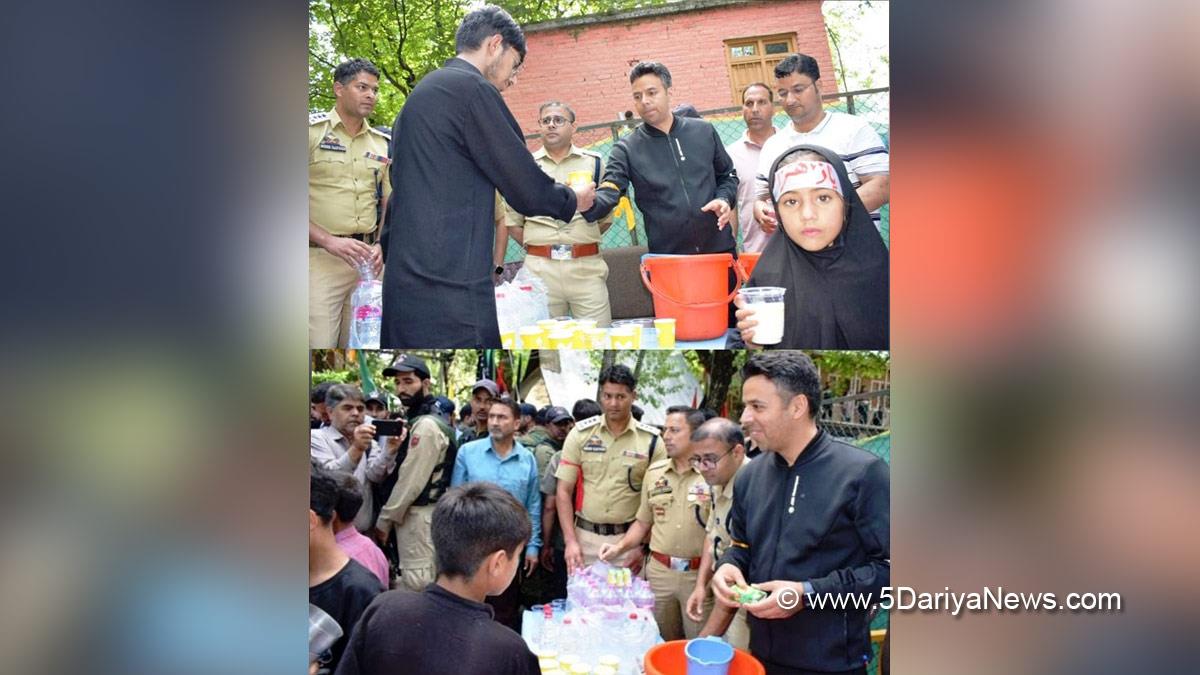 DC Kulgam Dr. Bilal Mohi-Ud-Din Bhat visits Shahoo Sachan