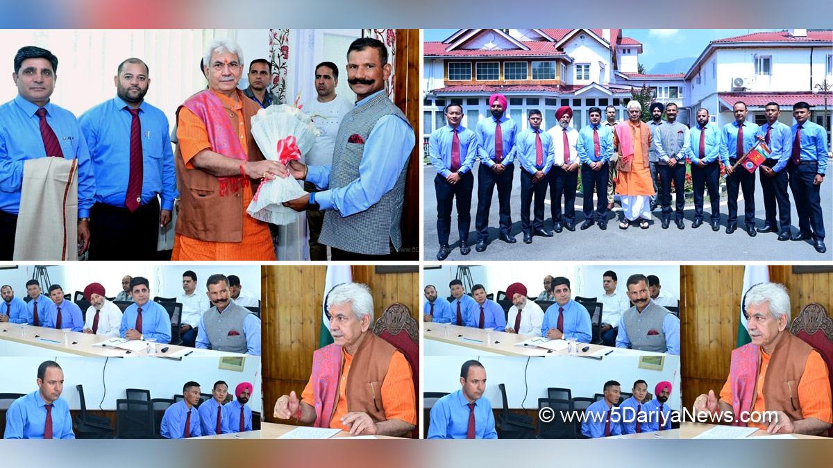 Lt Governor Manoj Sinha attends flag-in ceremony of JIM&WS Pahalgam’s ...