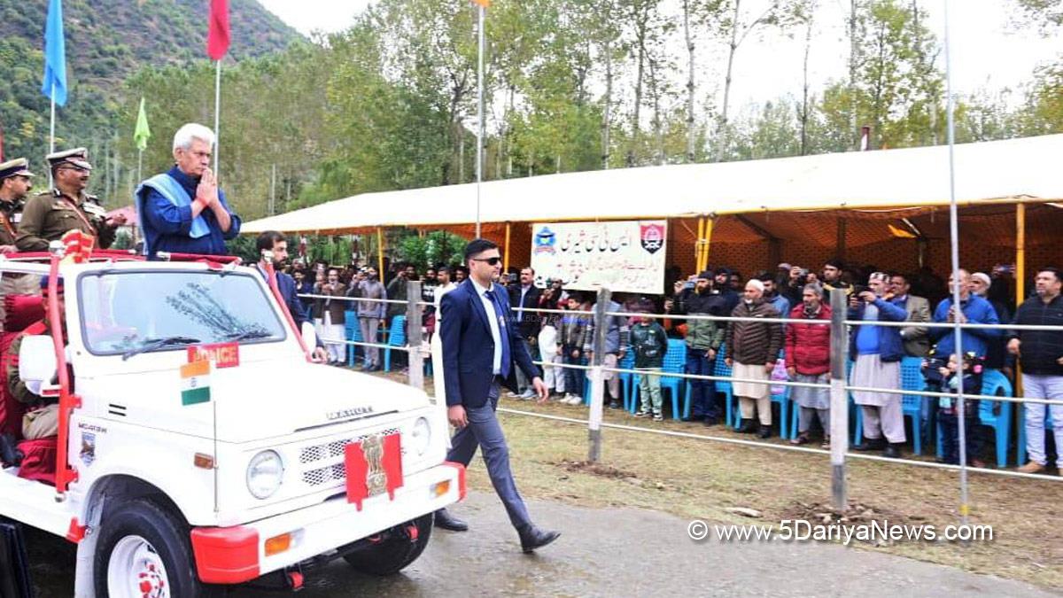 Lt Governor Manoj Sinha attends Passing Out Parade of JKP’s recruit ...