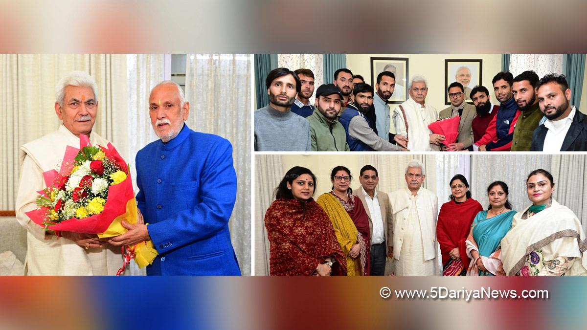 Former Member of Parliament, BJP Mahila Morcha delegation call on Lt ...