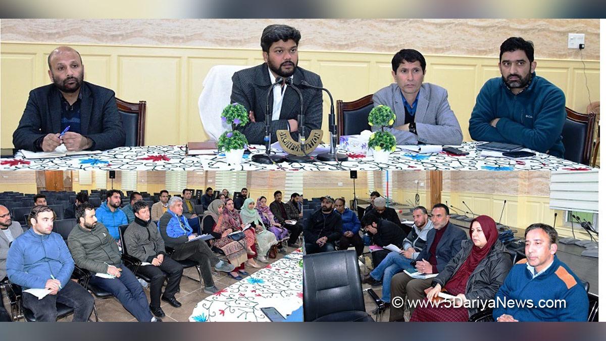 Lok Sabha Election 2024: DC Ganderbal chairs meeting of Nodal Officers