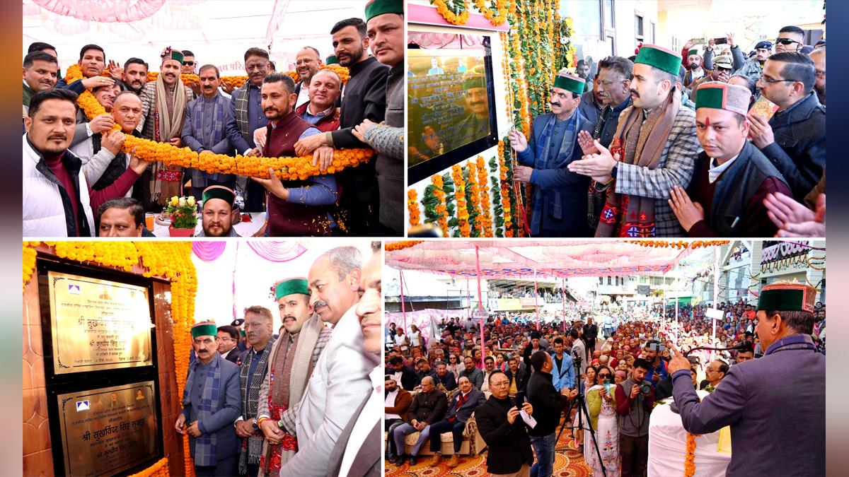 Thakur Sukhvinder Singh Sukhu announces HRTC sub depot for Kumarsain