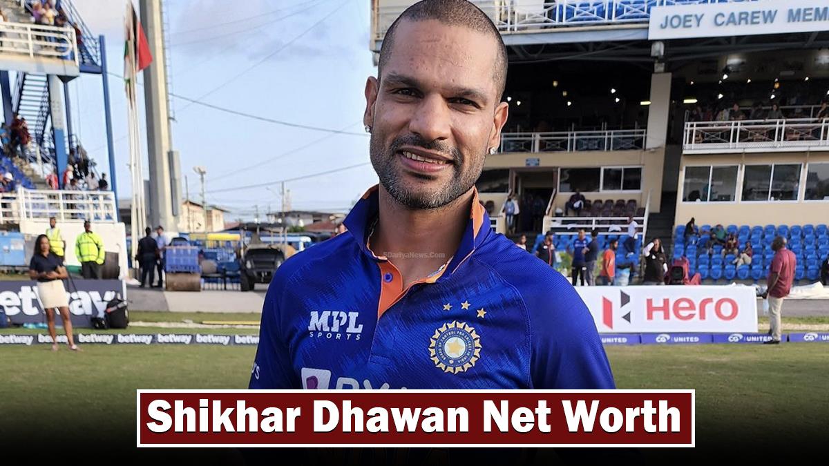 Indian Batsman Gabbar Aka Shikhar Dhawan Net Worth 2025