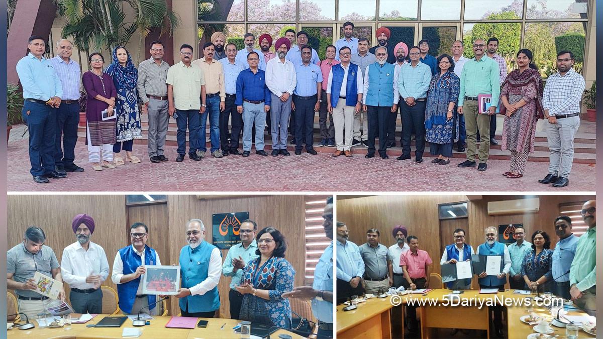 PEC inks MoU with Shri Mata Vaishno Devi University (SMVDU), Katra ...