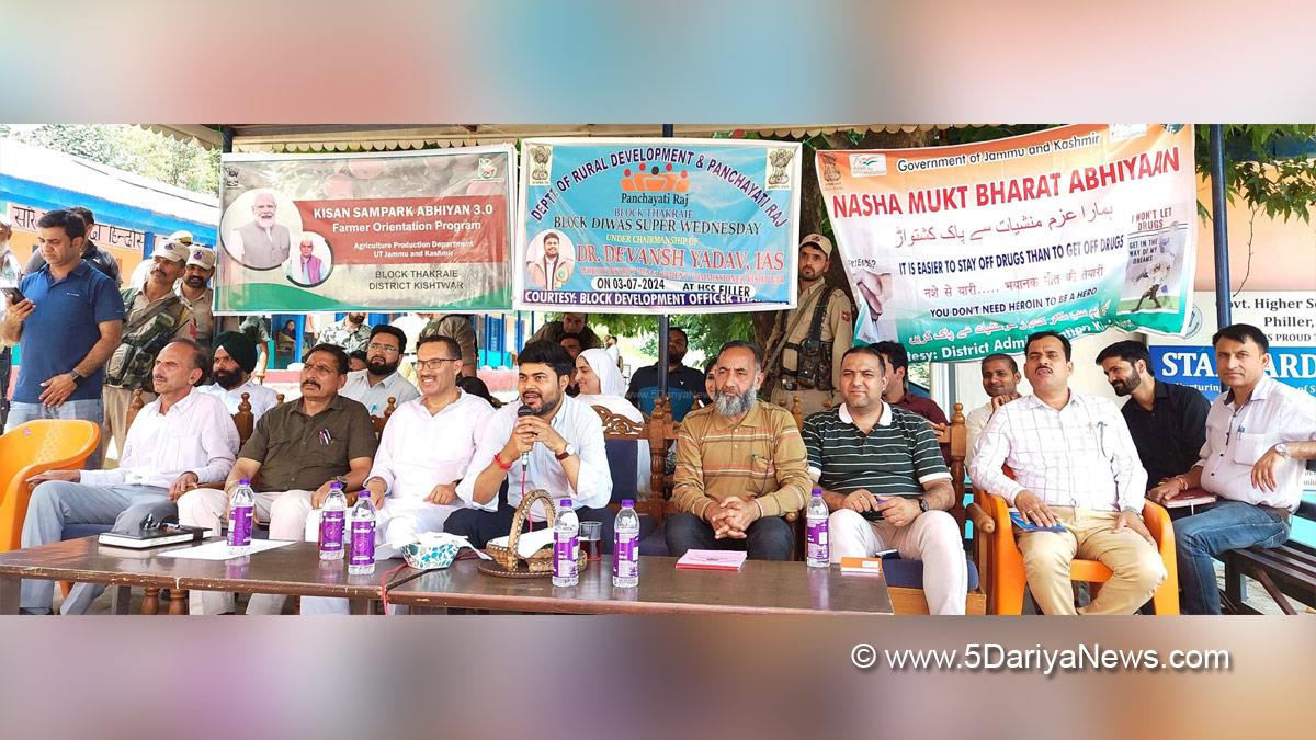 Block Diwas organised at 13 venues across Kishtwar