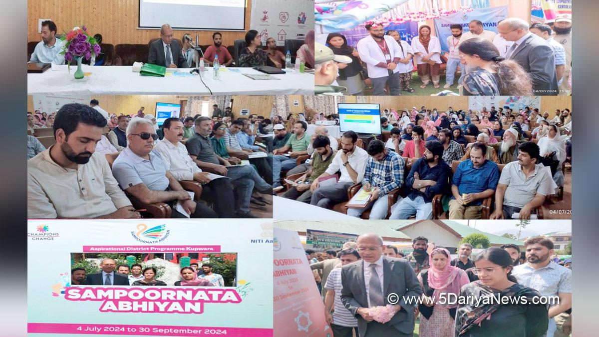 Anurag Goyal launches Sampoornata Abhiyan in Kupwara