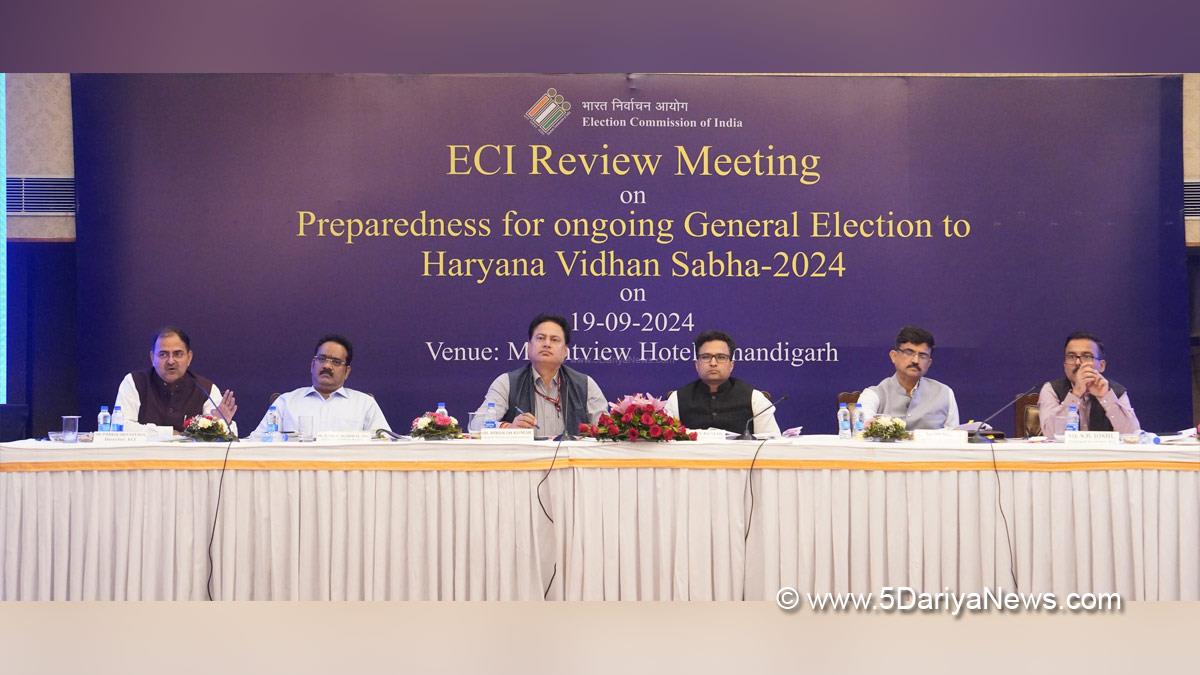 Election Commission of India Reviews Poll Preparedness for Haryana ...
