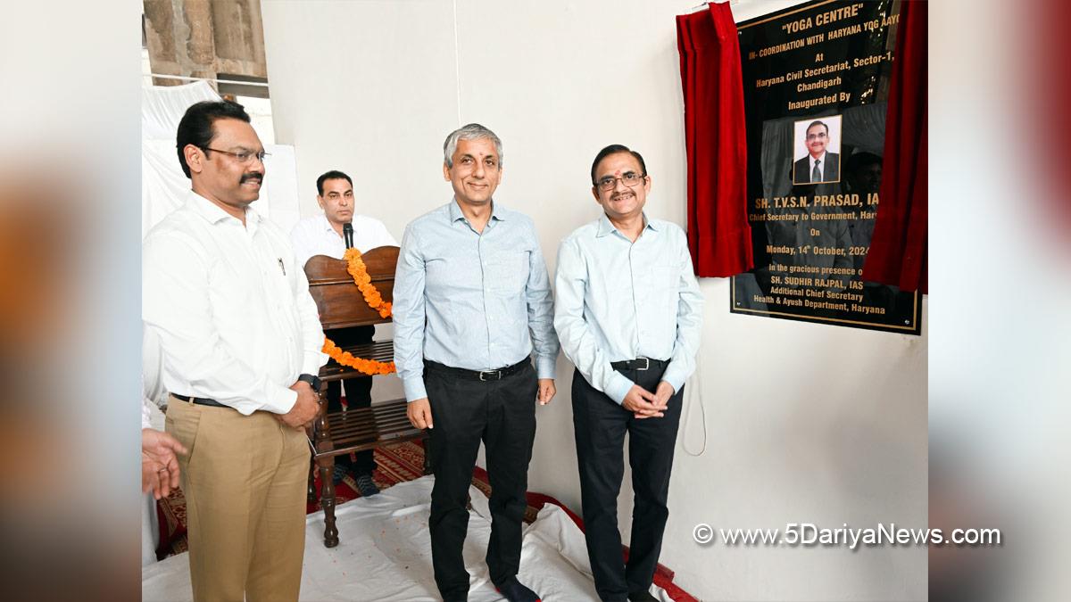Haryana Chief Secretary Inaugurates Yoga Centre at Civil Secretariat