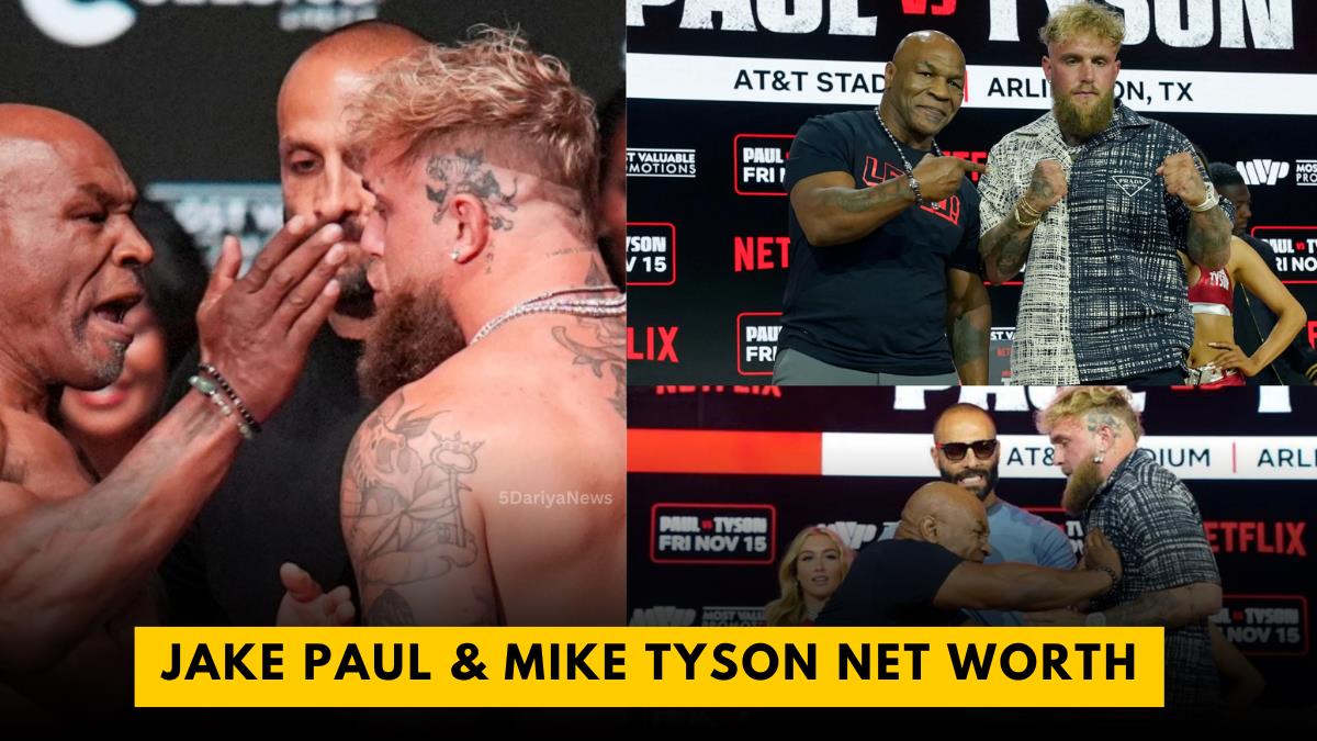 Jake Paul & Mike Tyson Net Worth: A Tale of Two Titans | 5 Dariya News