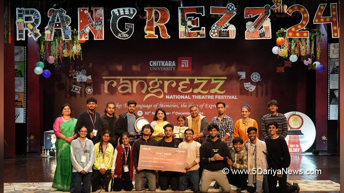 Chitkara University’s -Rangrezz 2024 - The National Theatre Fest : A ...