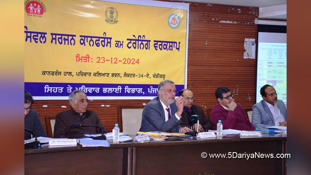 Dr Balbir Singh Directs Civil Surgeons To Ensure Availability Of All ...