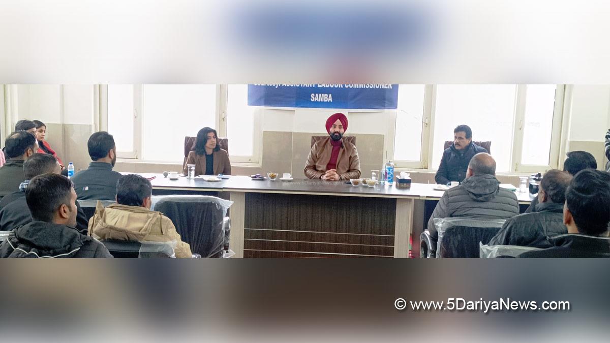Labour Commissioner Charandeep Singh conducts public outreach camp in ...