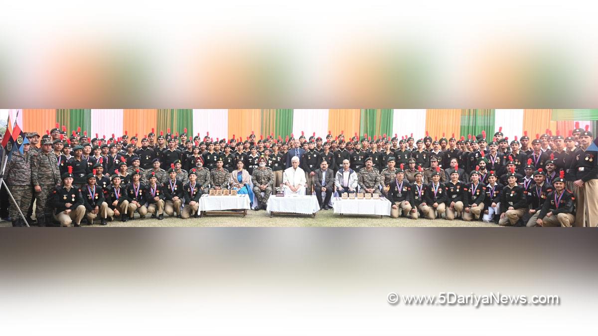 Manoj Sinha Celebrates NCC Cadets' Success at Republic Day Camp
