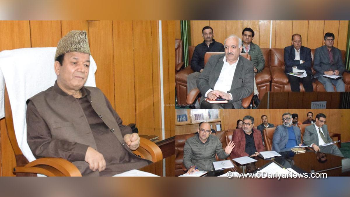 Speaker Abdul Rahim Rather Reviews Progress on New J&K Legislature Complex