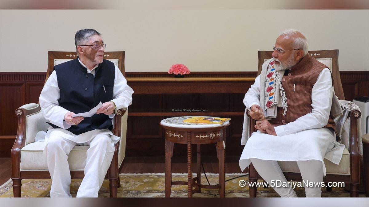 Jharkhand Governor Santosh Gangwar Meets Narendra Modi