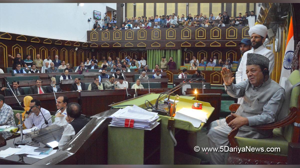 J&K Speaker Abdul Rahim Rather Urges Members to Avoid Sensationalism ...