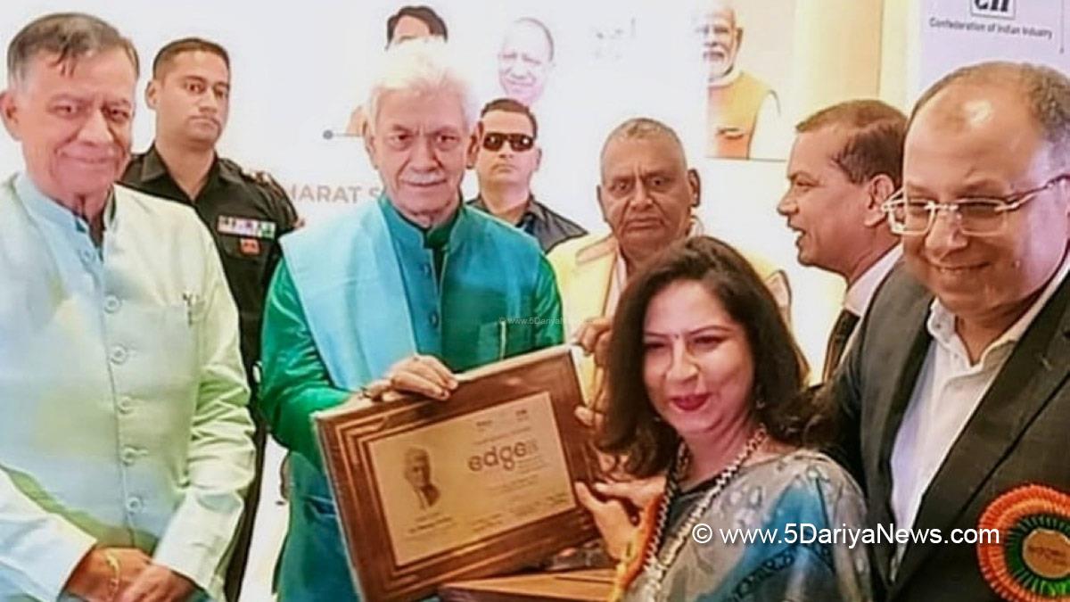 Manoj Sinha attends Viksit Bharat Samvad ‘EDGE 2025’ at Kanpur