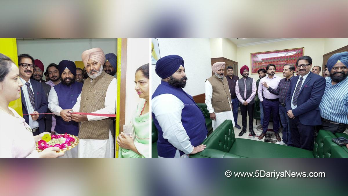 Harpal Singh Cheema and Harjot Singh Bains inaugurated the Modern Press ...