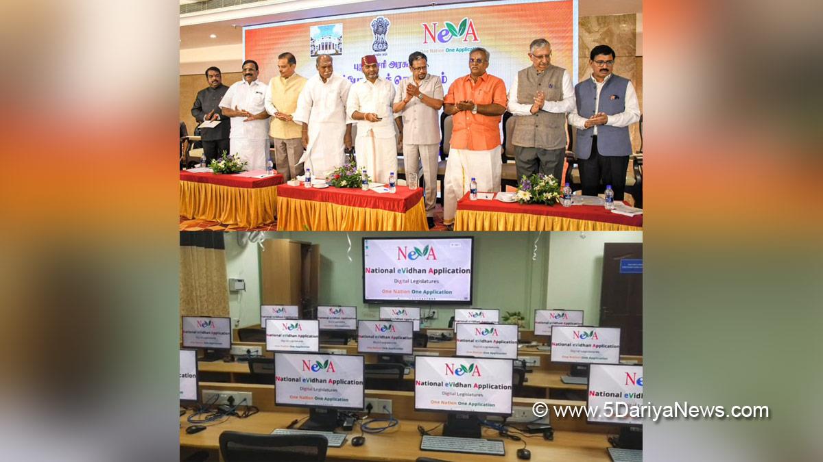 Dr L. Murugan Launches Paperless NeVA Platform in Puducherry Assembly