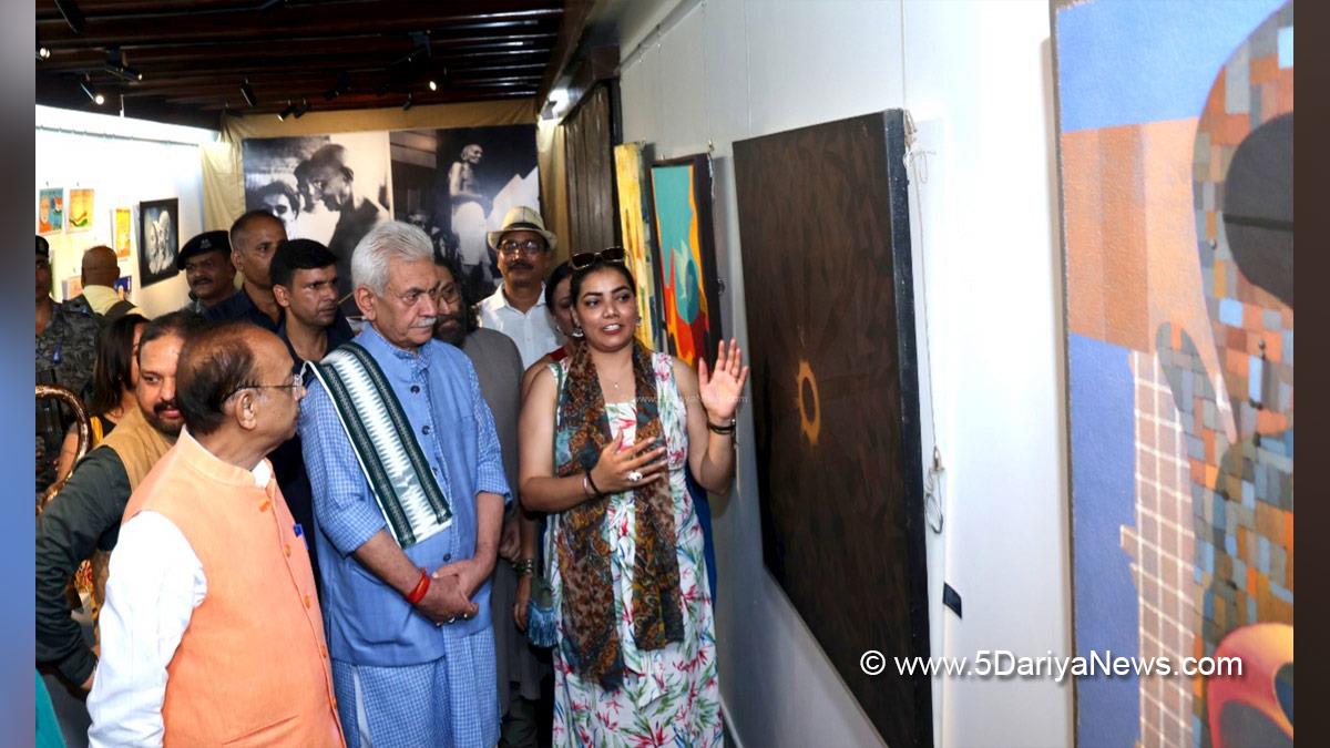 Manoj Sinha addresses seminar on "J&K's March Towards Peace" at Gandhi ...